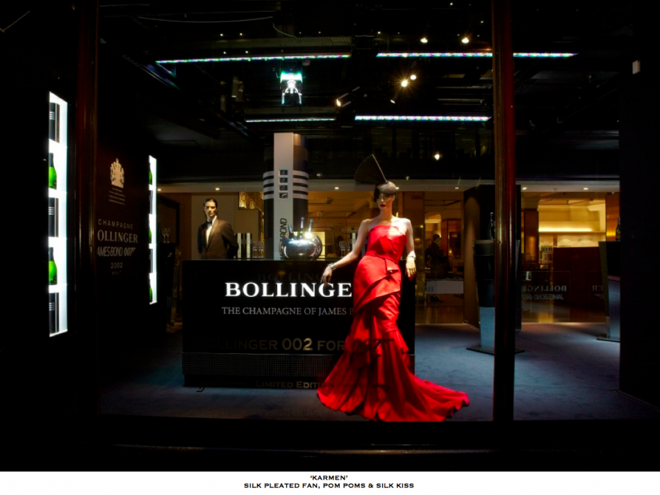 HARRODS JAMES BOND WINDOW DISPLAYS FEATURING VICTORIA GRANT - UK - 2012 ...