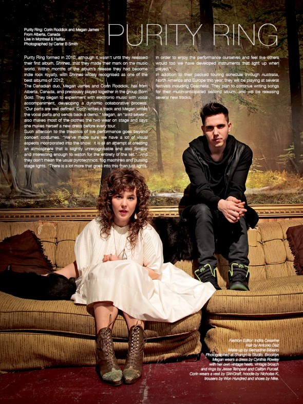 PURITY RING'S INTERVIEW WITH THE UNTITLED MAGAZINE | THE UNTITLED MAGAZINE