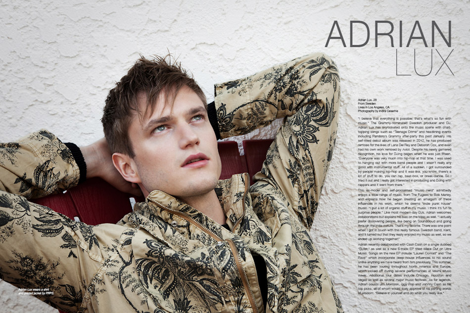 ADRIAN LUX TALKS MAKE OUT, REMIXING AND TOURING - EXCLUSIVE INTERVIEW ...