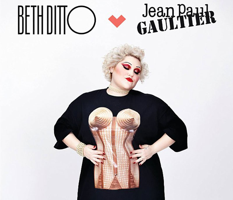 BETH DITTO + JEAN PAUL GAULTIER PLUS-SIZE COLLECTION | THE UNTITLED MAGAZINE