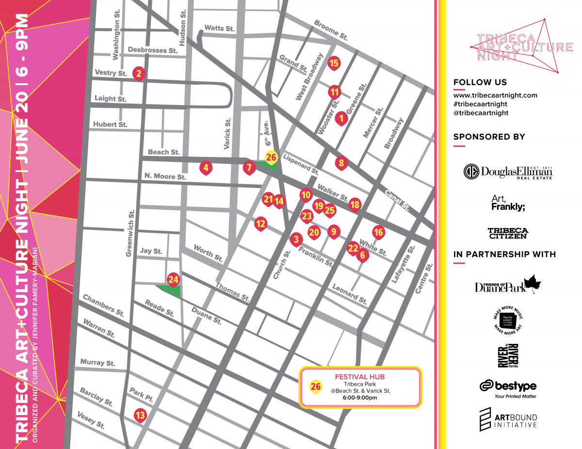 TRIBECA ART+CULTURE NIGHT JUNE 20TH | THE UNTITLED MAGAZINE