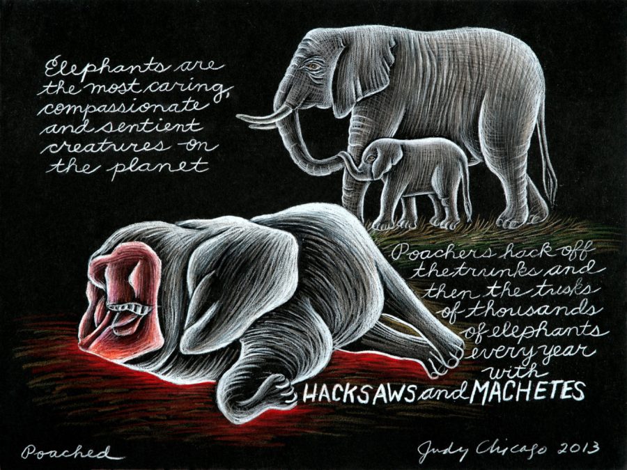 JUDY CHICAGO'S LATEST EXHIBIT AT SALON 94 TACKLES ANIMAL EXTINCTION ...