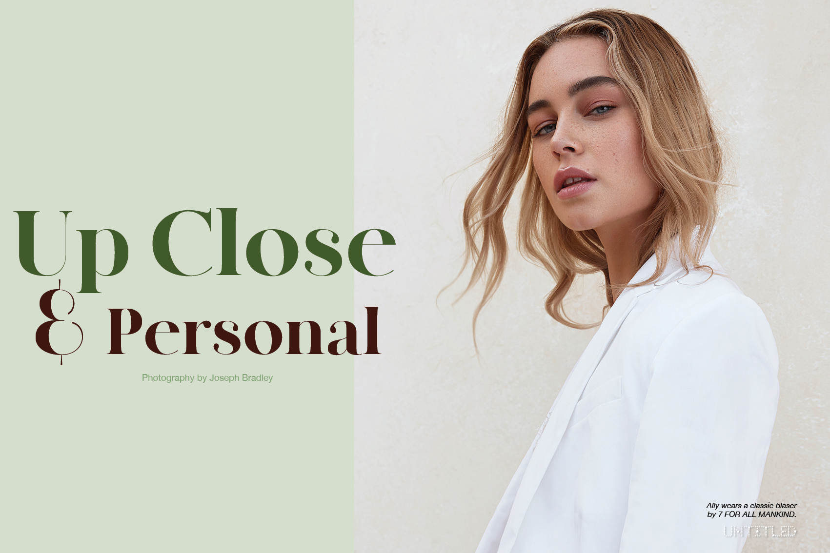 "UP CLOSE & PERSONAL" BEAUTY FEATURING ALLY BARROWS + PHOTOGRAPHY BY ...