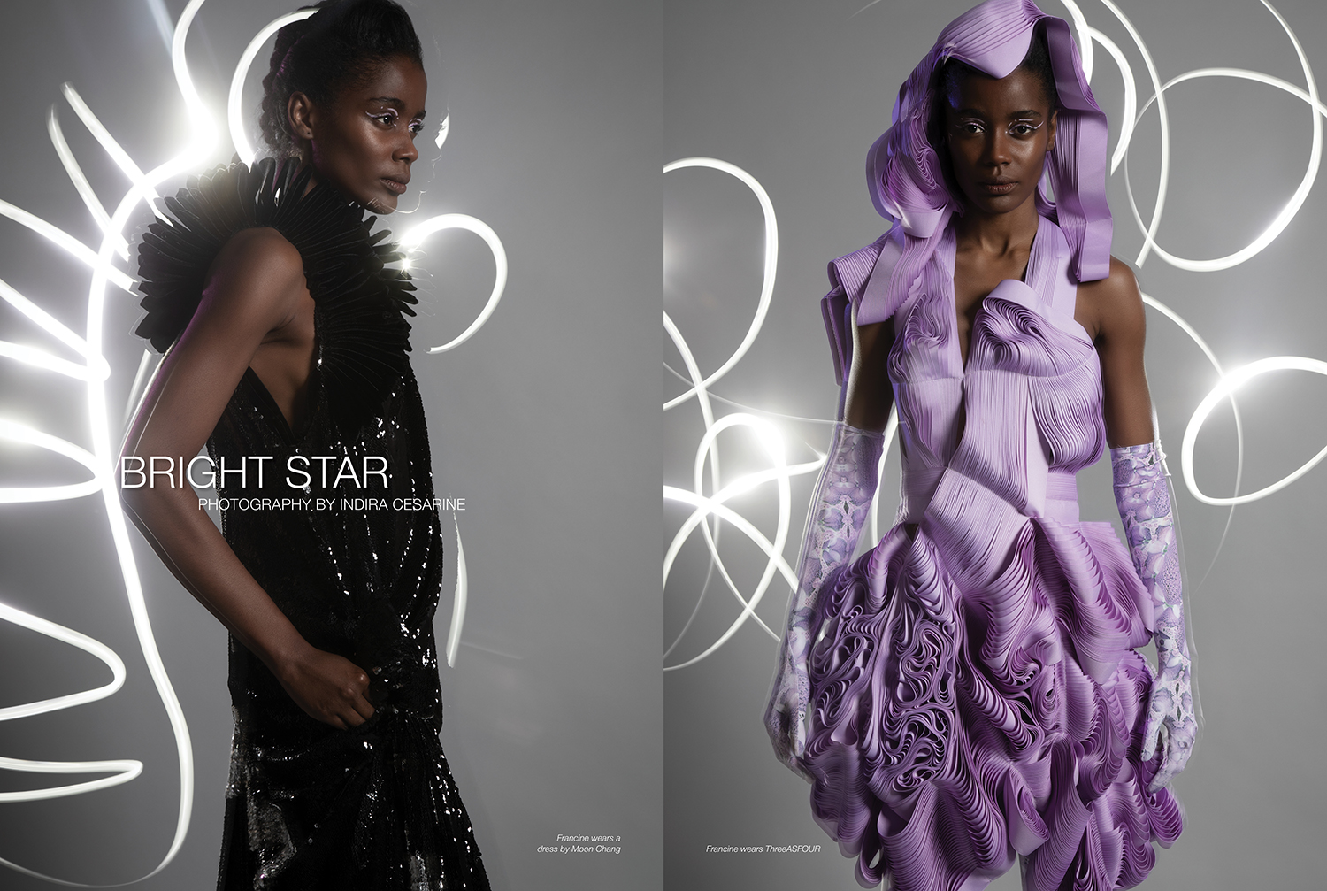 “BRIGHT STAR” FEATURING MODEL FRANCINE JACQUE WITH PHOTOGRAPHY BY ...