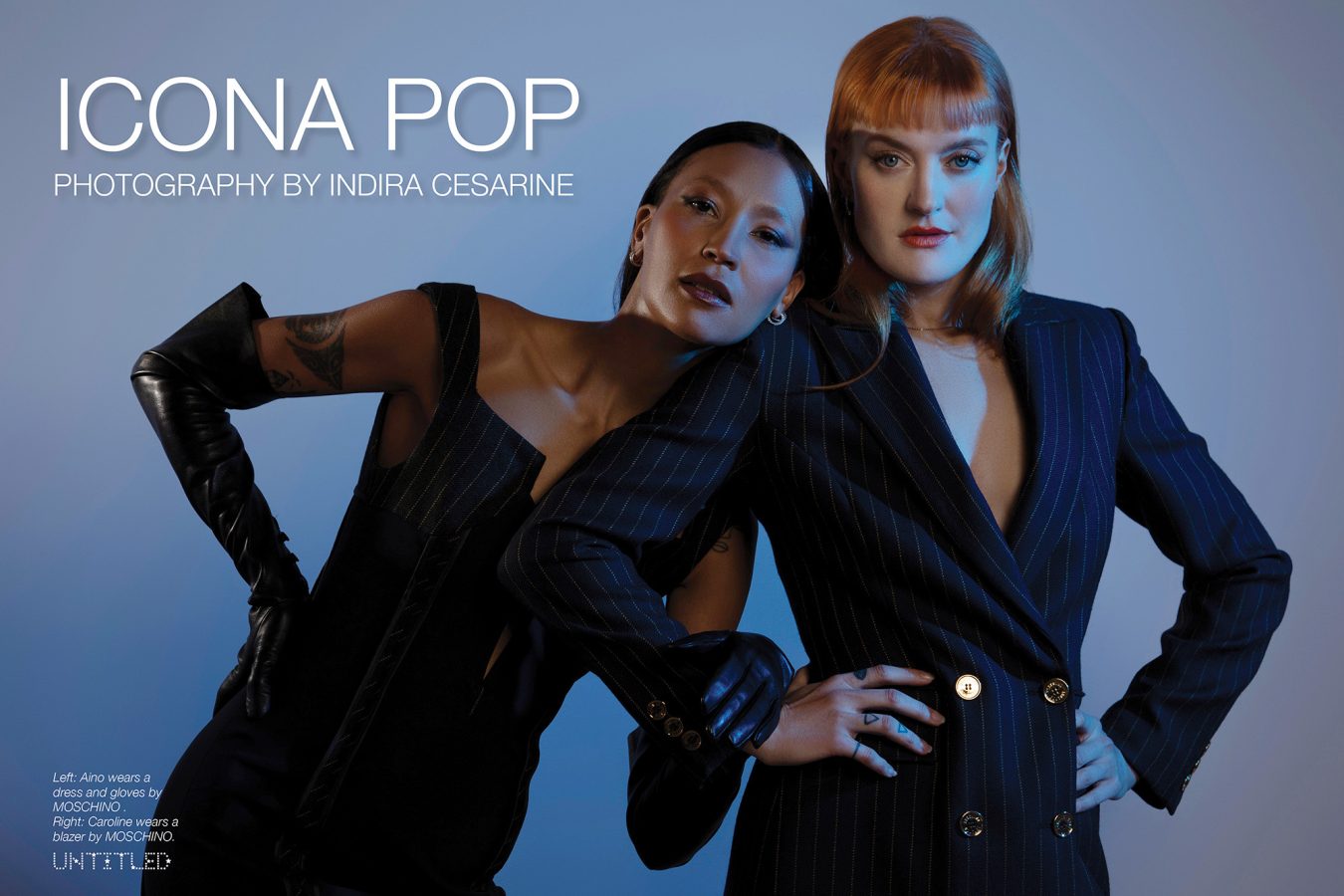 COVER STORY: ICONA POP ON "CLUB ROMANTECH" FOR THE UNTITLED MAGAZINE'S ...
