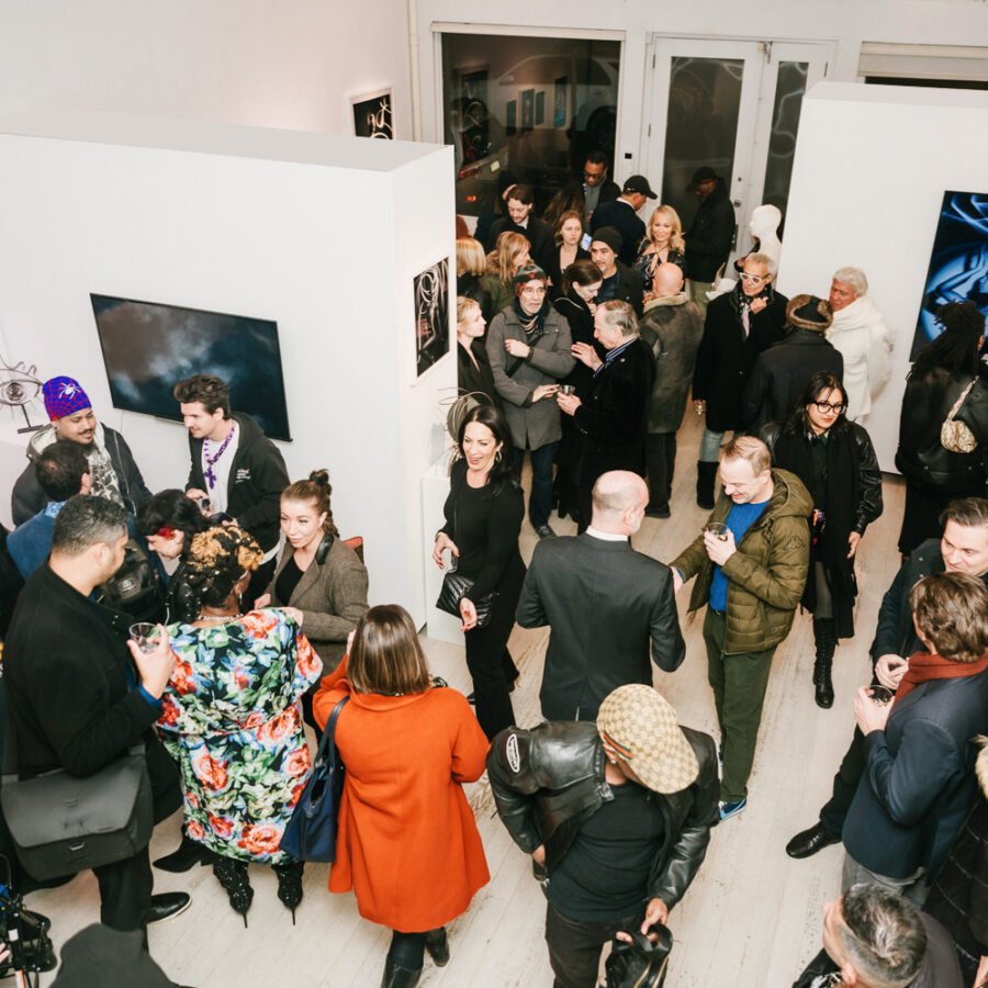 HIGHLIGHTS FROM INDIRA CESARINE'S "LUMIÈRE" RECEPTION + ARTIST TALK AT ...