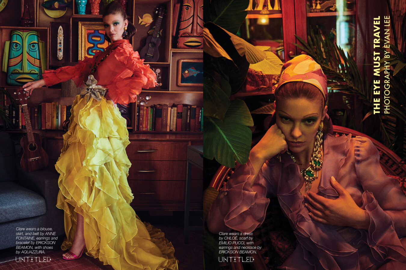 "THE EYE MUST TRAVEL" EDITORIAL EXCLUSIVE FEATURING MODEL CLARE ...