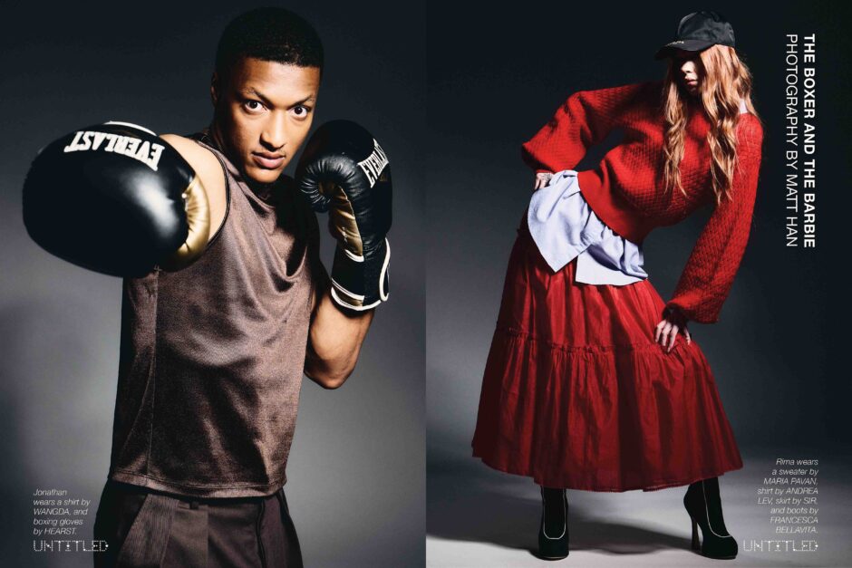 "THE BOXER AND THE BARBIE" EDITORIAL EXCLUSIVE BY TONY JONES WITH ...